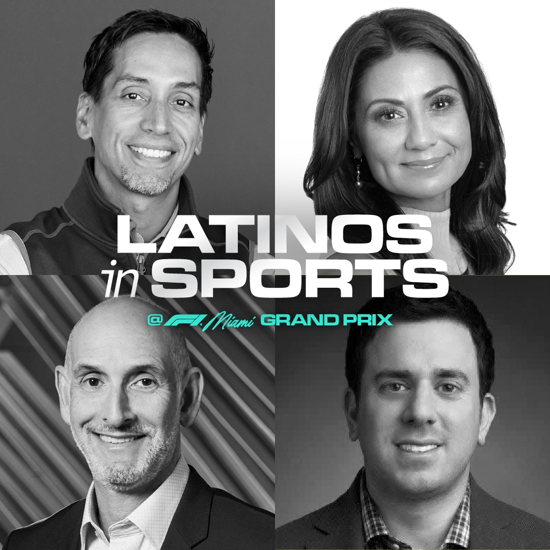 The 3 Honorees at the Latinos in Sports F1 Event - Latinos In Sports
